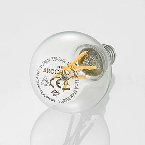 LED žárovka filament E14 4W 2700K kapka dim 5ks