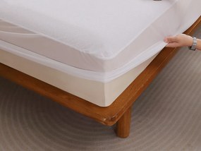 XPOSE® Froté chránič matrace Exclusive - bílý 90x200 cm