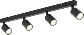 TK Lighting Top černá / Bodové svítidlo / 4x GU10 / max. 10W