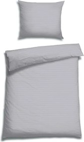 Florella Krepové povlečení Uni Garnitur Silber Rozměr: 70x90 + 140x200 cm