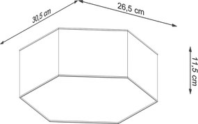Sollux Lighting Stropní svítidlo SUNDE 11 bílé