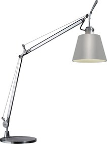Výprodej Artemide designové stolní lampy Tolomeo Basculante Tavolo - stínidlo satin, podstavec aluminium