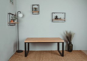 Wudboys Konferenční stůl OSTRU Barva kovu: Bílá, Dřevo: Buk, Rozměr: 1000x600, moderní skandinávský styl