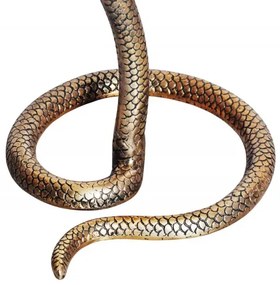 Odkládací stolek Wildlife Snake 60cm starožitná měď/ 43513