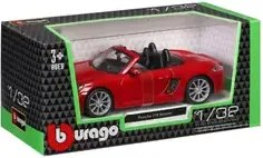 Bburago Porsche 718 Boxster tmavě červená 1:32 / od 3 let