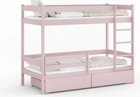 Rkids | Patrová postel Mino 80x160 Růžová