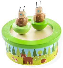 Bigjigs Toys Dřevěná hrací skříňka woodland