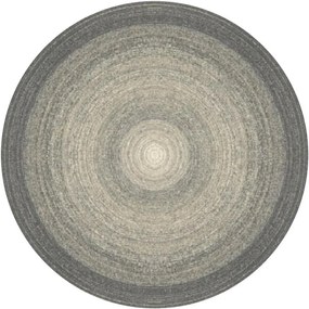 Kulatý koberec vlněný Agnella Calisia Aiko šedý Rozměr: průměr 200 cm