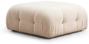 Atelier del Sofa Rohová sedací souprava Bubble Cream Bouclette L1-O1-1R-PUF, Krémová