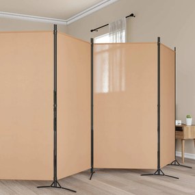 vidaXL 6dílný paraván 520x180 cm textil [42039230] Barva: antracitová