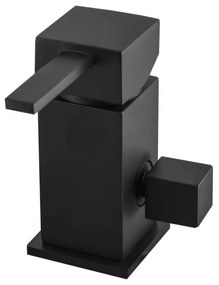 Gamma Caro Cuadro, 3-otvorová vanová baterie, černá matná, GMA-BCC3O-BK