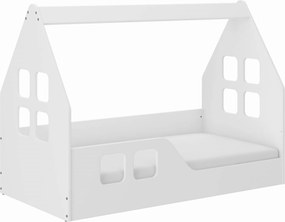 Wooden Toys Dětská postel Bezpieczny Niski DOMEK 140x70 (vlevo)