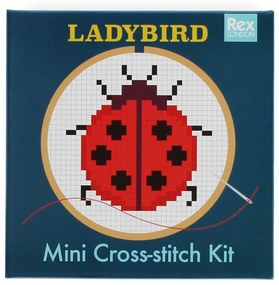 Kreativní sada Cross-stitch Kit Ladybird – Rex London