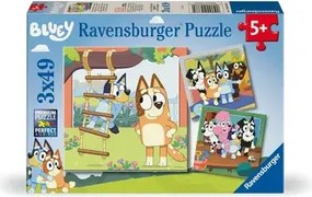 RAVENSBURGER Puzzle Bluey / 3x49 dílků / od 5 let