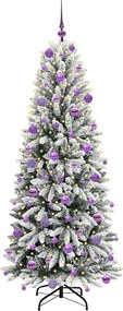 Umělý vánoční stromeček Bílá 180 cm PVC, plast, ocel a PE 3396051