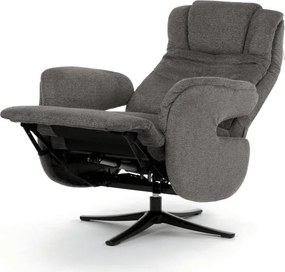 Polohovací křeslo šedé, elektrické TV-C5590 GREY2