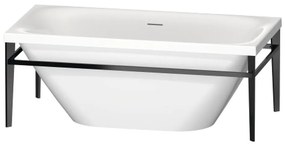 Duravit XViu - Vana s kovovým podstavcem, Bílá 700444000B20000