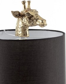 Velké dekorační  svítidlo Gold Giraffe výška 70cm