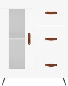 Skříň highboard bílá 69,5 x 34 x 180 cm kompozitní dřevo 3189477