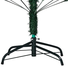 vidaXL Umělý vánoční stromek s LED a sadou koulí zelený 240 cm