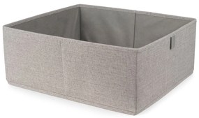 Úložný box Compactor Oxford 36 x 42 x 16,5 cm, polyester, šedo-béžový