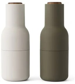 Mlýnky Bottle Hunting Green/Walnut – set 2 ks Audo Copenhagen
