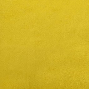 2místná pohovka žlutá 120 cm samet - Default Title