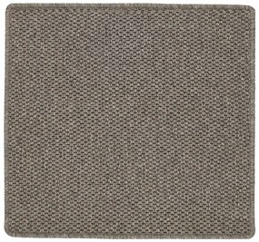 Vopi koberce Kusový koberec Nature hnědý čtverec - 100x100 cm