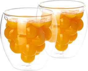 Termo sklenice na víno a vodu, 2 ks, 180 ml, HOTCOLDER TYP 28