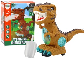 LEANToys Tančící dinosaurus, hnědá