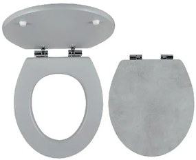Novaservis Prestige - WC sedátko, MDF, Softclose, betonově šedá WC/SOFTSTONE1