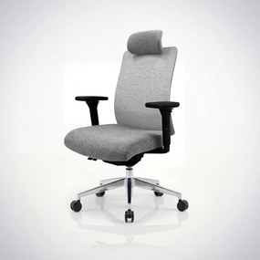 Ergonomická kancelářská židle šedá VECTOR