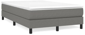 Box spring postel s matrací tmavě šedá 120x190 cm textil 3269658