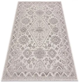 koberec COLOR 19521260 SISAL ornament, rám béžový velikost 160x230 cm | krásné koberce cz