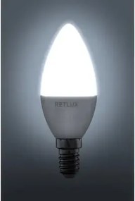 RETLUX RLL 431 C37 E14 candle / 8W / 720 lm / 6500K - denní bílá