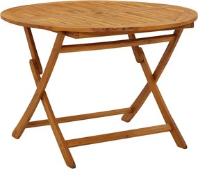 Skládací zahradní stůl 110 cm masivní akáciové dřevo 316844