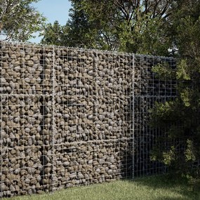 Gabionový koš s víkem 100 x 50 x 150 cm pozinkované železo 3295154