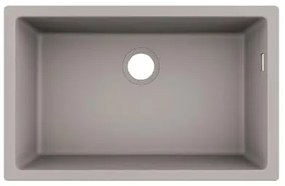 Hansgrohe - Podstavný granitový dřez S510-U660, betonová šedá 43432380