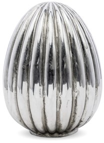 Dekorativní stříbrné vejce 128147