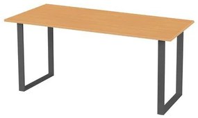 Kancelářský stůl Square, 180 x 80 x 75 cm, rovné provedení, buk