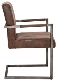 Konferenční židle Big Aston vintage hnědá / 39805