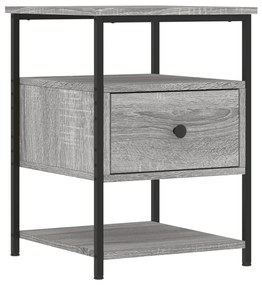 vidaXL Noční stolek šedý sonoma 40 x 42 x 56 cm kompozitní dřevo