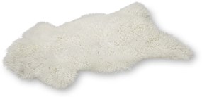 Wooline Ovčí kůže bílá KUDRNATÁ 100  x  80 cm