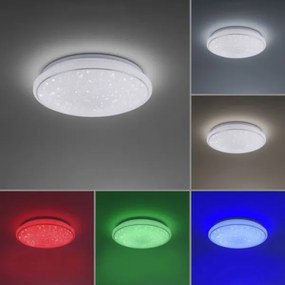 Leuchten Direkt 14743-16 - LED RGB Stmívatelné svítidlo JUPI LED/28W/230V + DO