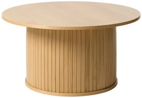 OnaDnes -20% Dubový konferenční stolek Unique Furniture Nola 90 cm