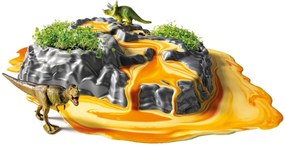 CLEMENTONI Jurský svět 3 Dinosauři v bažině kreativní set vědecké experimenty 19206te