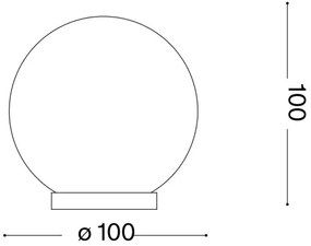 Ideal Lux - LED Stolní lampa MAPA 1xG9/3W/230V pr. 10 cm bílá