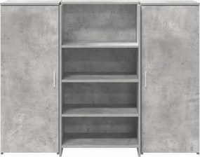 Recepční stůl betonově šedý 135x50x103,5 cm kompozitní dřevo 3324190