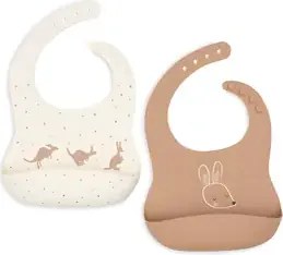 Jollein Kangaroots / Bryndák silikonový / 2 ks / od 4 měsíců