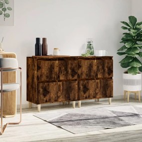 Příborníky 2 ks kouřový dub 60 x 35 x 70 cm kompozitní dřevo 3185756
